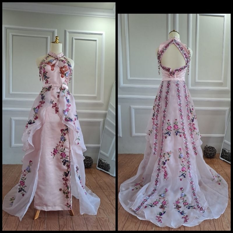 Jual Cheongsam dress / Couple baju sangjit / qipao | Shopee Indonesia