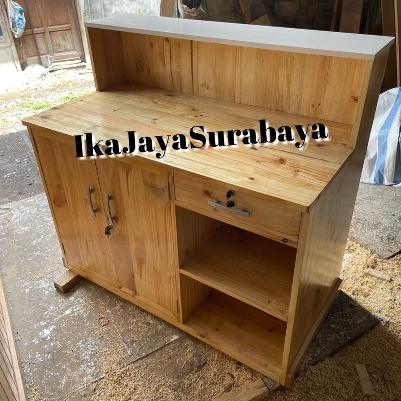 Jual Meja Kasir-panjang 120cm| Meja Kasier Custom | Meja Reception ...