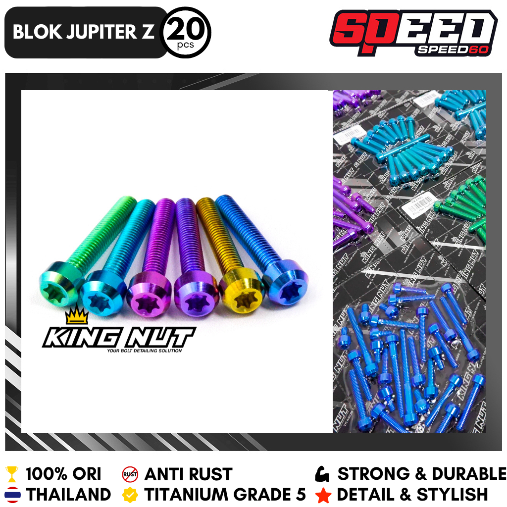 Jual Baut Blok Mesin Kalter Jupiter Z Baut Titanium Grade 5 Thailand ...