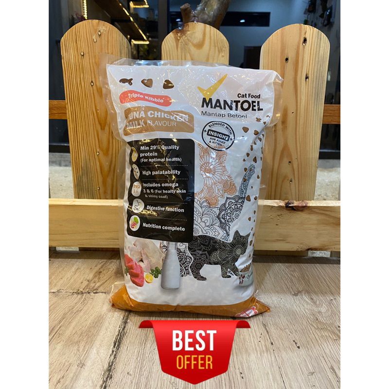 Jual Mantoel Cat Food 1kg | Shopee Indonesia
