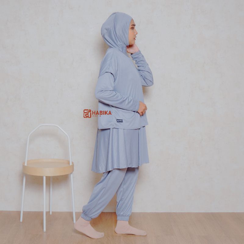 Jual Baju Renang Muslimah Syari- Setelan Sporty Dewasa - One Set ...
