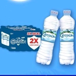 Jual Crystalin 600 ml Botol Isi 24 per Dus Air Mineral Minum Crystalline Bandung Murah ...