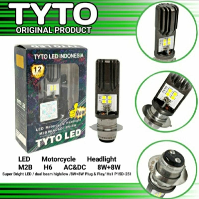 Jual Lampu Led Motor acdc Tyto M2b H6 h6 matic bebek | Shopee Indonesia