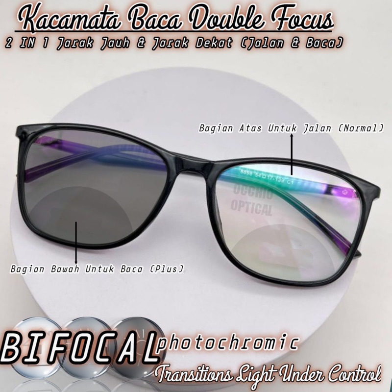 Jual Kacamata Baca Plus PHOTOCHROMIC GREY Untuk Pria dan Wanita ...