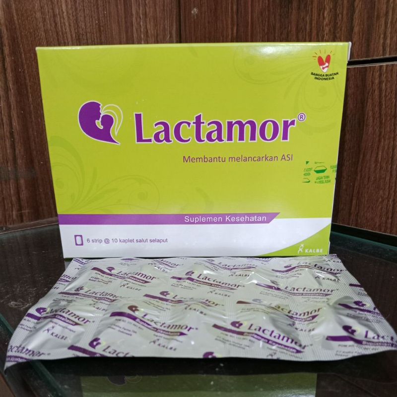 Jual Lactamor - Suplemen pelancar Asi ( 1 strip @10 kaplet salut ...