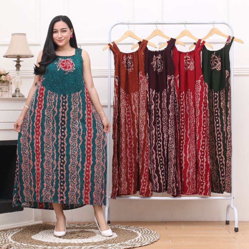 Jual Daster longdres tanpa lengan yukensi CAP (KAIN RAYON TEBAL ...