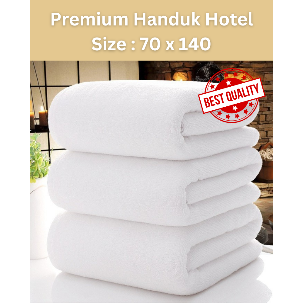 Jual [PREMIUM!!!] HANDUK HOTEL PUTIH PREMIUM QUALITY 140x70 | Shopee ...