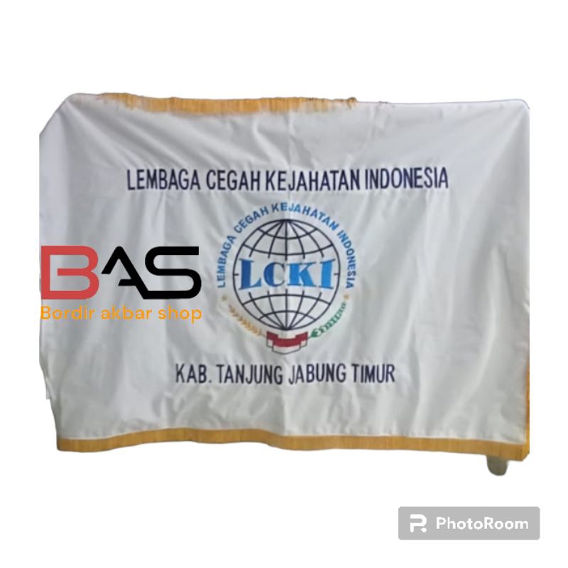 Jual BENDERA PETAKA LKCI/BENDERA CUSTOM/BENDERA BORDIR/BENDERA RUANGAN ...