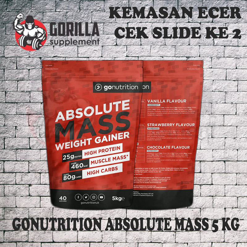 Jual Gallant By Go Nutrion Absolute Mass 1lbs Repack Trail Size ...