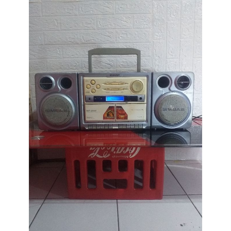 Jual Radio Tape Sharp Simba III WF-3000L (Bekas) | Shopee Indonesia