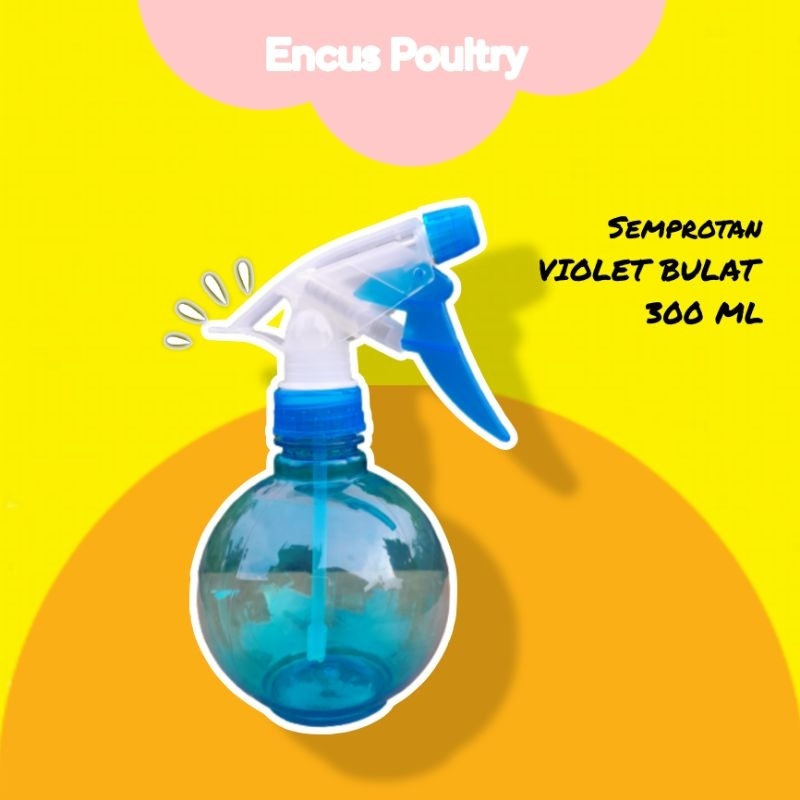 Jual BOTOL SEMPROTAN TANAMAN SPRAY AIR MANDI BURUNG BULAT MEREK VIOLET ...