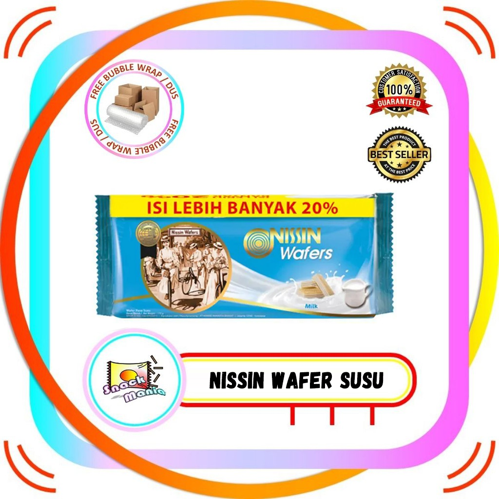 Jual Nissin Wafer Milk 132 gr Biskuit Wafer Susu | Shopee Indonesia