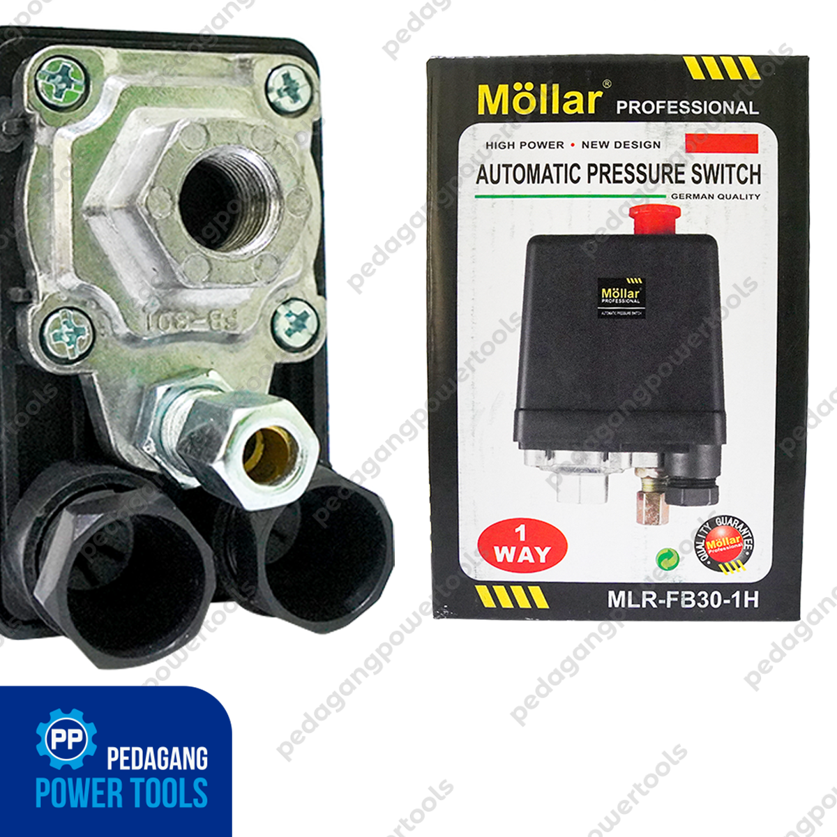Jual MOLLAR FB30 Otomatis Kompresor 1 Way Lubang Saklar Pressure Switch ...