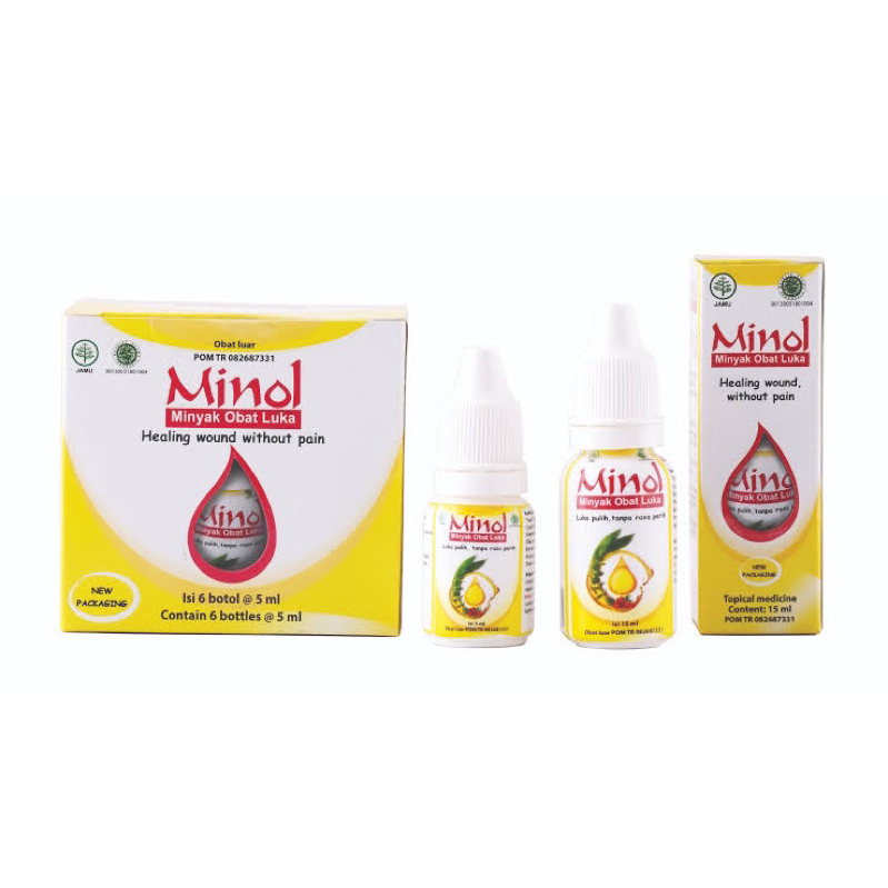 Jual MINOL MINYAK LUKA 5ML & 15ML | Shopee Indonesia