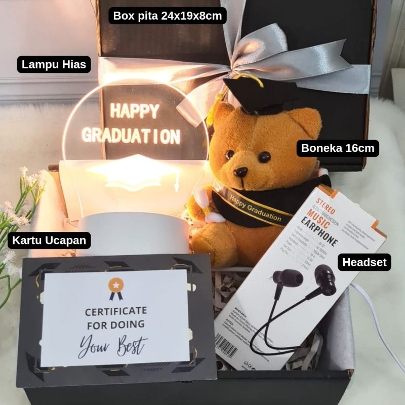 Jual Hadiah Wisuda / Hampers Wisuda Cowok Graduation Gift | Shopee ...