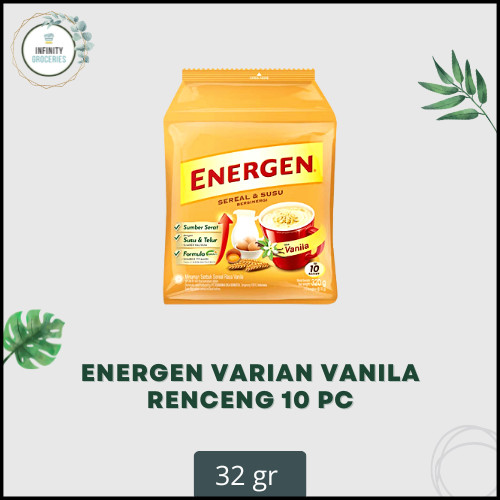 Jual ENERGEN SEREAL SUSU RASA VANILA 1 RENCENG MURAH !! | Shopee Indonesia
