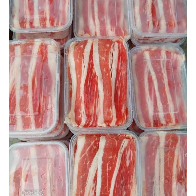 Jual daging slice (beef slice with fat/non fat) | Shopee Indonesia