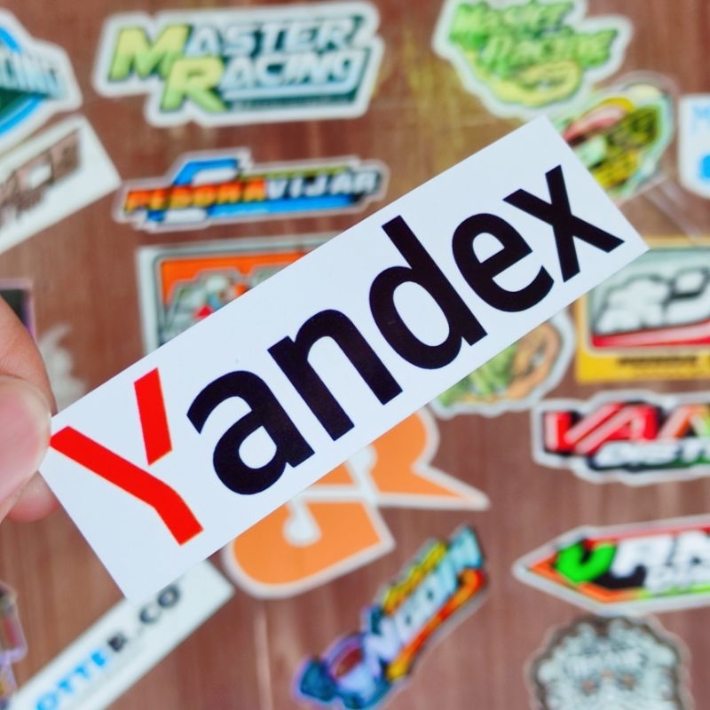 Jual stiker Yandex cutting | Shopee Indonesia