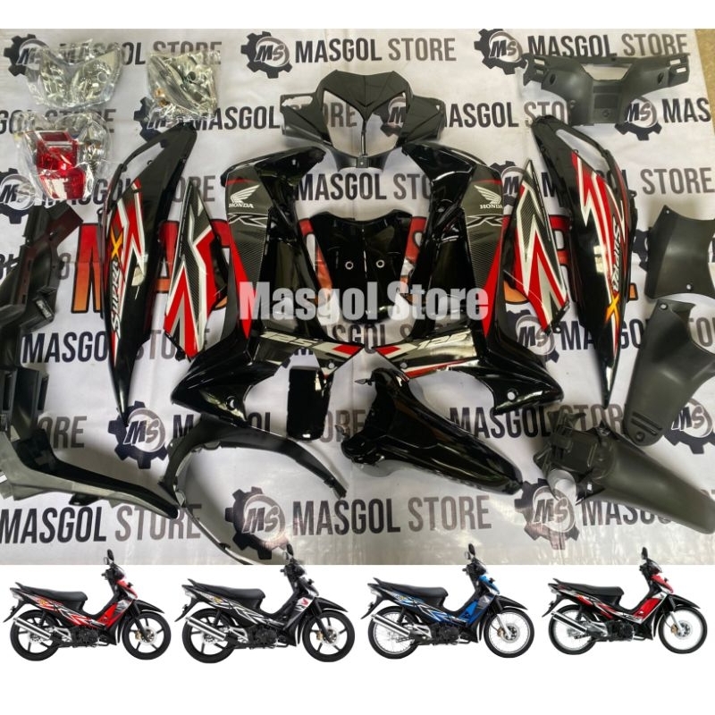 Jual Full body Supra X 125 Batman / Body halus kasar Supra X 125 R 2008 ...