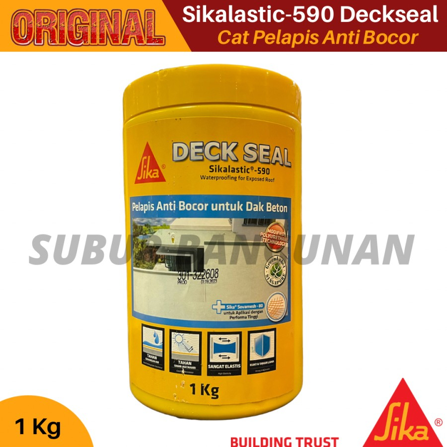 Jual Sika DeckSeal Sikalastic 590 1Kg Cat Waterproofing Anti Bocor ...