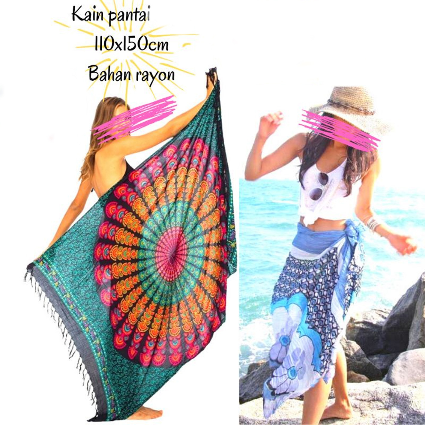 Jual Kain pantai bali | Shopee Indonesia