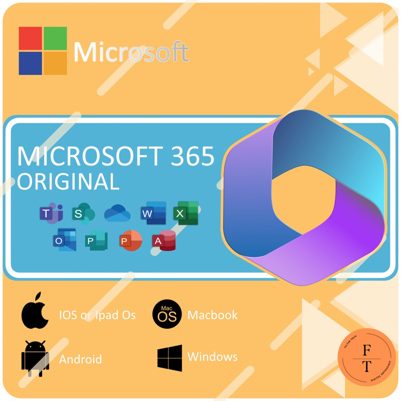 Jual [PROMO] Microsoft Office 365 Original For 5 Devices | Cloud ...
