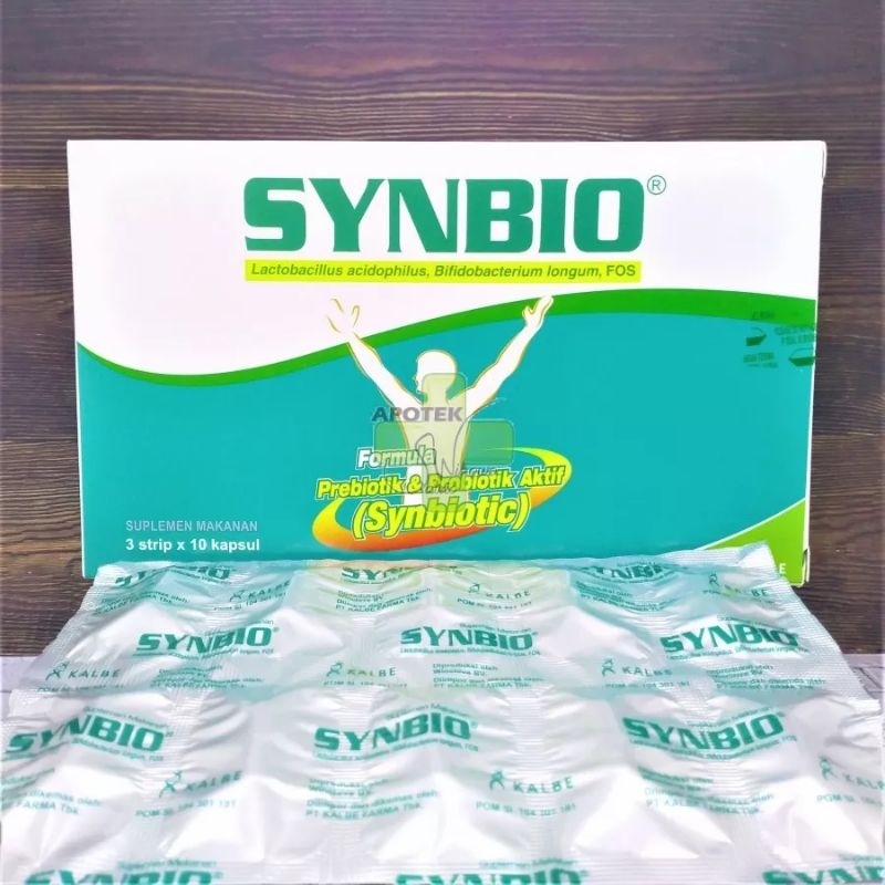 Jual Synbio Suplemen Probiotik Prebiotik Dewasa Strip / 1 box 30 kapaul ...