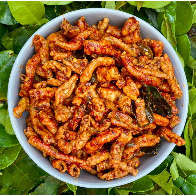 Jual (FLASH SALE) KERIPIK USUS CRISPY JAWARA 1kg Pedas Jeruk/Cikruh ...