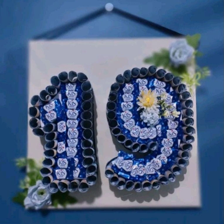 Jual Bahan Number Money Cake / Letter Bucket Uang Angka Hadiah Ulang ...
