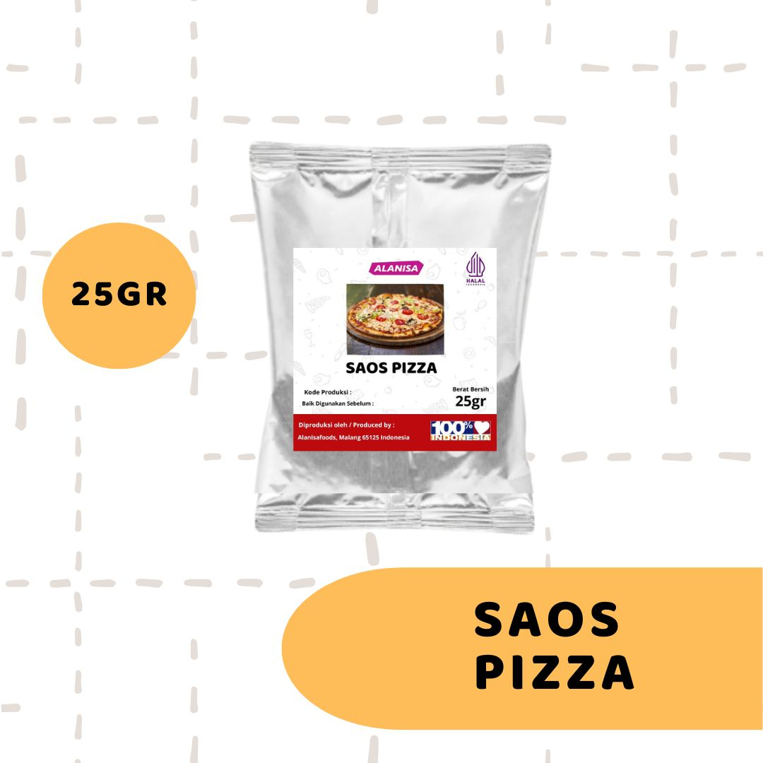 Jual SAOS PIZZA PRAKTIS 25GR HALAL MUI (sachet) | Shopee Indonesia