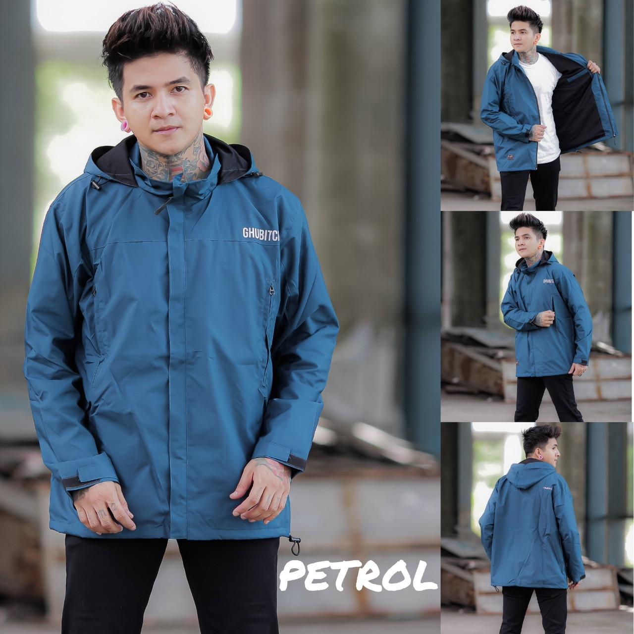 Jual JAKET PARKA SIMPLE ABU TUA 01 - JAKET PARKA OUTDOOR - JAKET GUNUNG ...