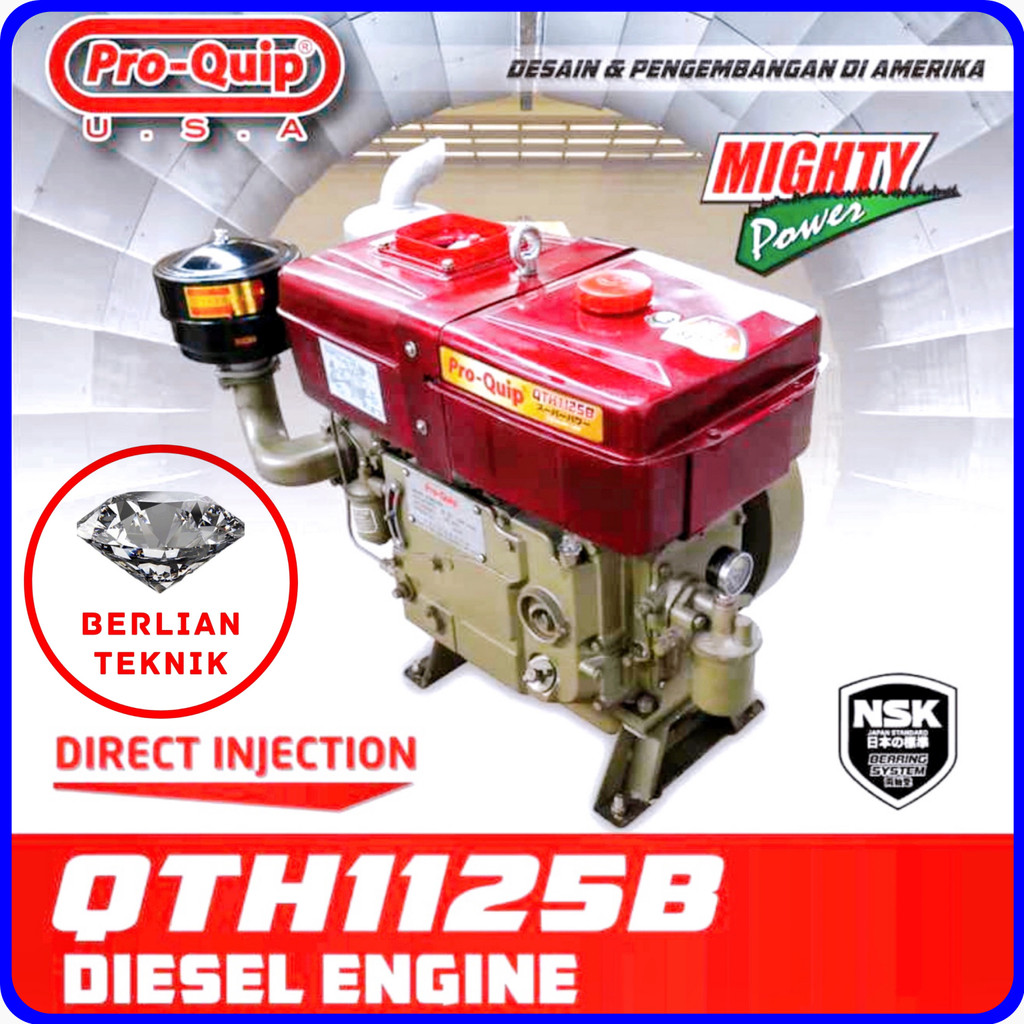 Jual Mesin Penggerak Solar Engine Diesel Proquip QTH 1125 B / 30 HP Hopper | Shopee Indonesia