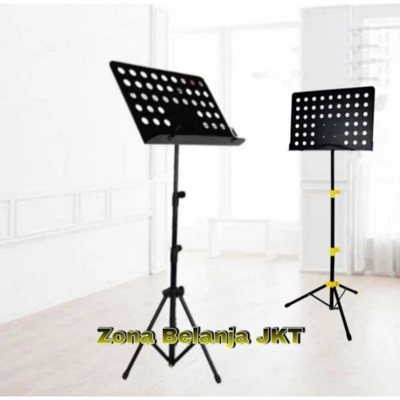 Jual STAND BOOK PARTITUR LIPAT BESAR BOLONG STAND BUKU PARTITUR MUSIK ...