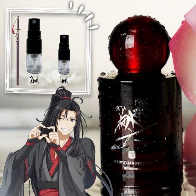 Jual Wei Wuxian Perfume (Kaze x Mo Dao Zu Shi) | Wei Ying | 1ml & 2ml | Shopee Indonesia