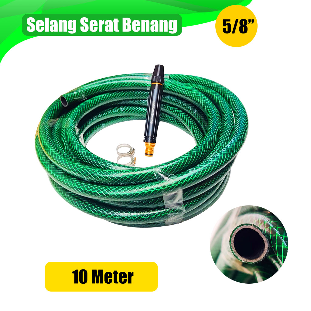 Jual Selang Semprotan Air 1 Set Siap Pakai - Paket Semprotan Air Selang ...
