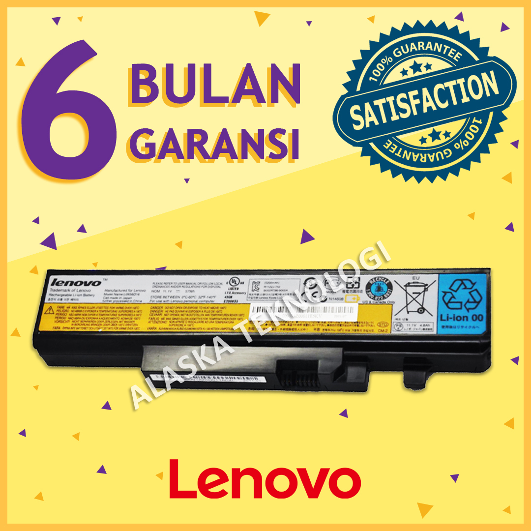 Jual Original Baterai Laptop LENOVO IdeaPad Y460 Y460-063334U Y460-063335U Y460-063346U Y460 ...