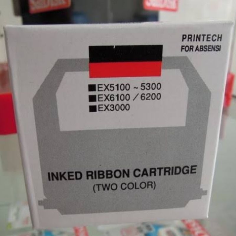Jual Inked Ribbon Cartridge Amano / Pita mesin absen Printech | Shopee ...