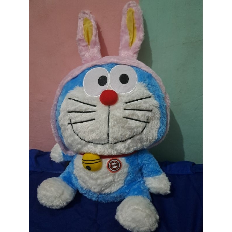 Jual Boneka Doraemon Jumbo Kostum Bunny Moonbit Hat Original Fujiko Pro ...