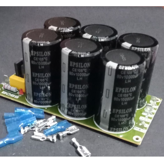 Jual Kit PSU 6 Elco Epsilon 10000uF 80V Original Plus Skun PCB | Shopee ...