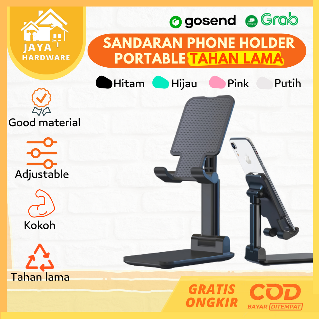 Jual Phone Holder / Stand Holder HP Handphone di Meja HD-23 Model Lipat ...