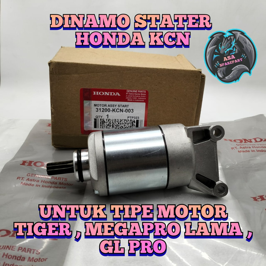 Jual DINAMO STATER KCN ASLI ORIGINAL Motor HONDA Megapro Primus , Tiger ...