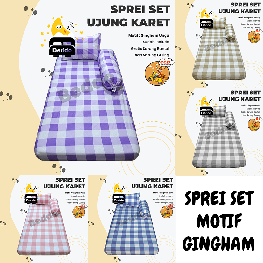 Jual Sprei Single 90x200 No. 4 Sudut Karet | Shopee Indonesia