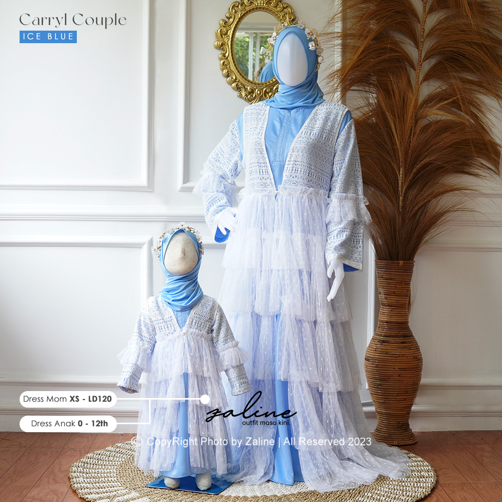 Jual Zaline - Dress Couple Keluarga Model Terbaru 2025 Mewah Elegan ...