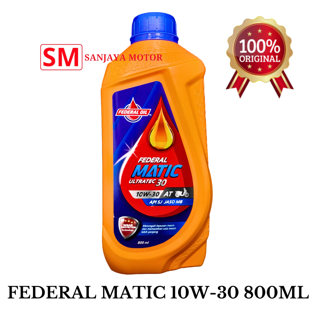 Jual OLI Federal Matic UltraTec 30 800ML (Original) | Shopee Indonesia