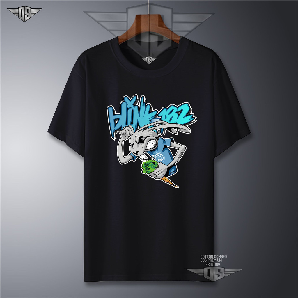 Jual Onesimos Kaos Distro RABBIT BLINK Cotton Combed 30s Premium ...