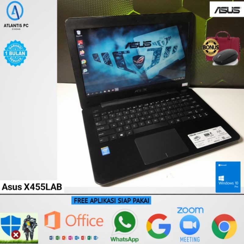 Jual Laptop Asus X455LAB Core i3 Ram 4GB HDD 500GB Windows 10 SIAP ...