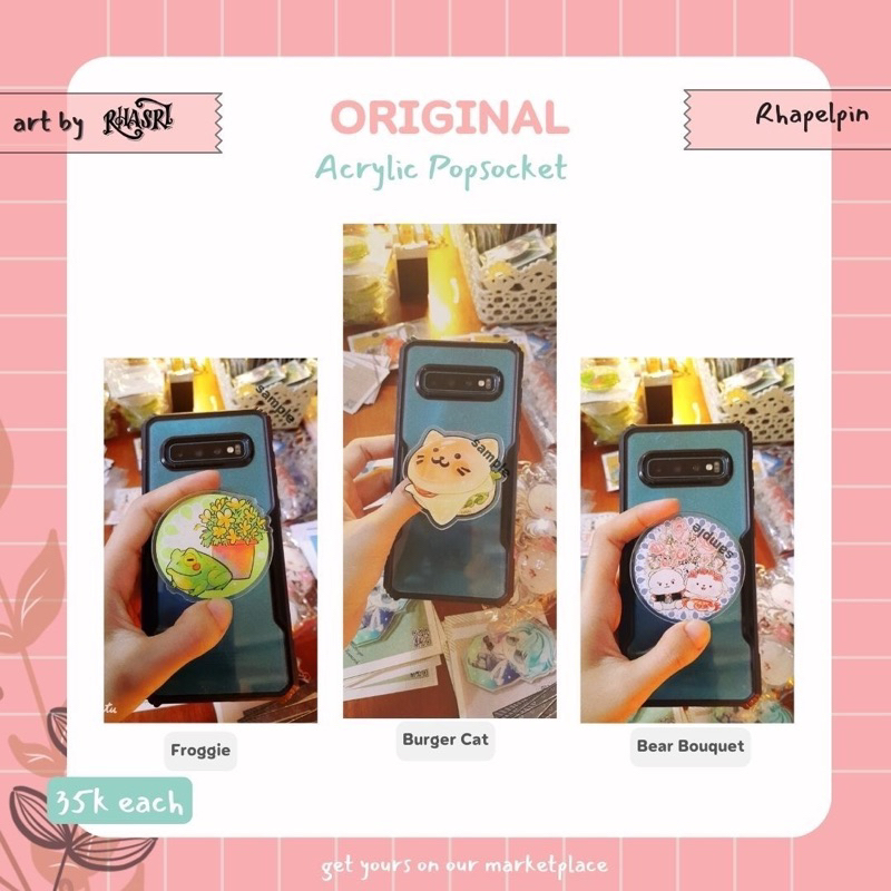 Jual pop socket frog froggie bear bouquet gantungan Kunci original ...