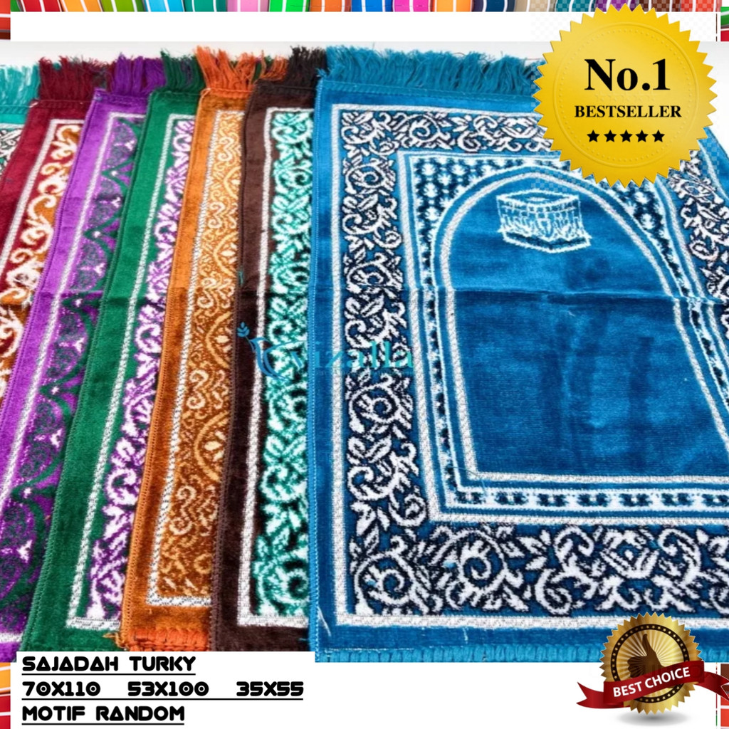 Jual Sajadah Turki Tebal Ukuran Dewasa Produk Super Spigel Perlengkapan ...