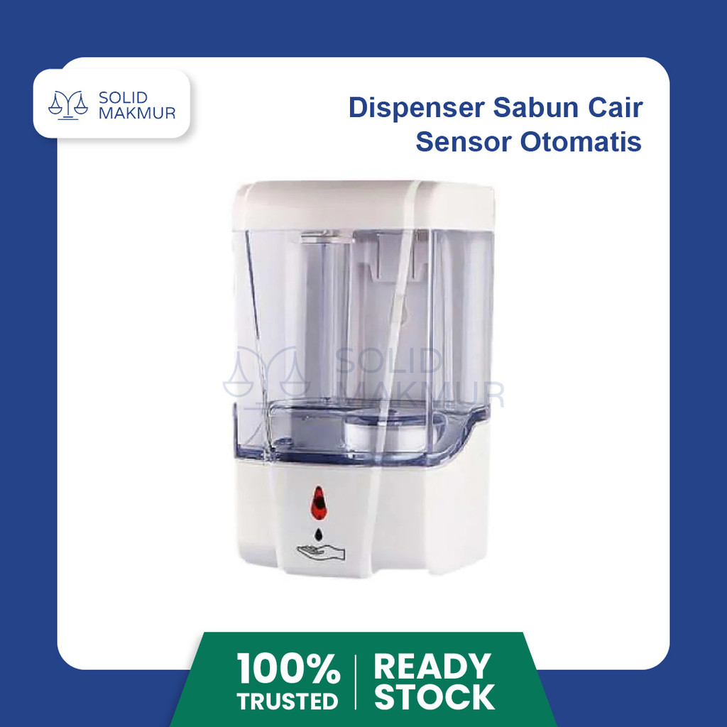 Jual Dispenser Sabun Cair Sensor Otomatis 700ml + Adaptor | Tempat ...