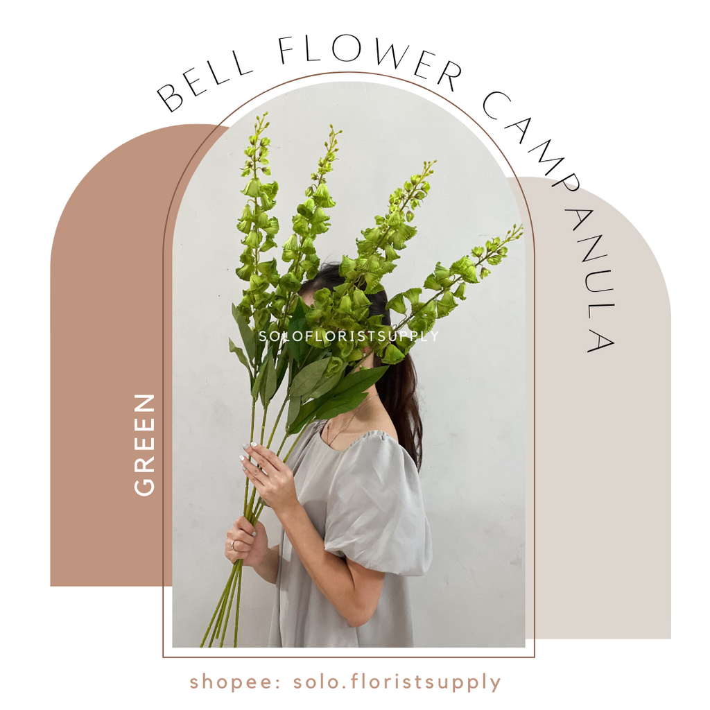 Jual BELL FLOWER CAMPANULA BUNGA LONCENG Premium Delphinium Artificial ...